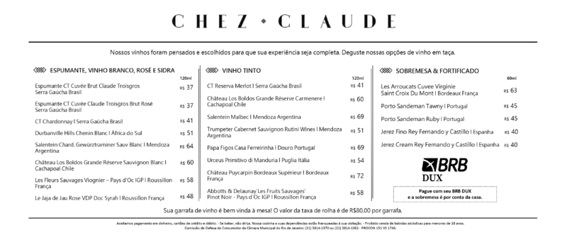 Chez Claude | By Chez Claude – Restaurante Chez Claude